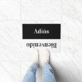 Adiós - greetings in Spanish Doormat | Zazzle