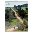 Large Goodbye Adios Cheerio 8 x 10 Farewell Card | Zazzle.com