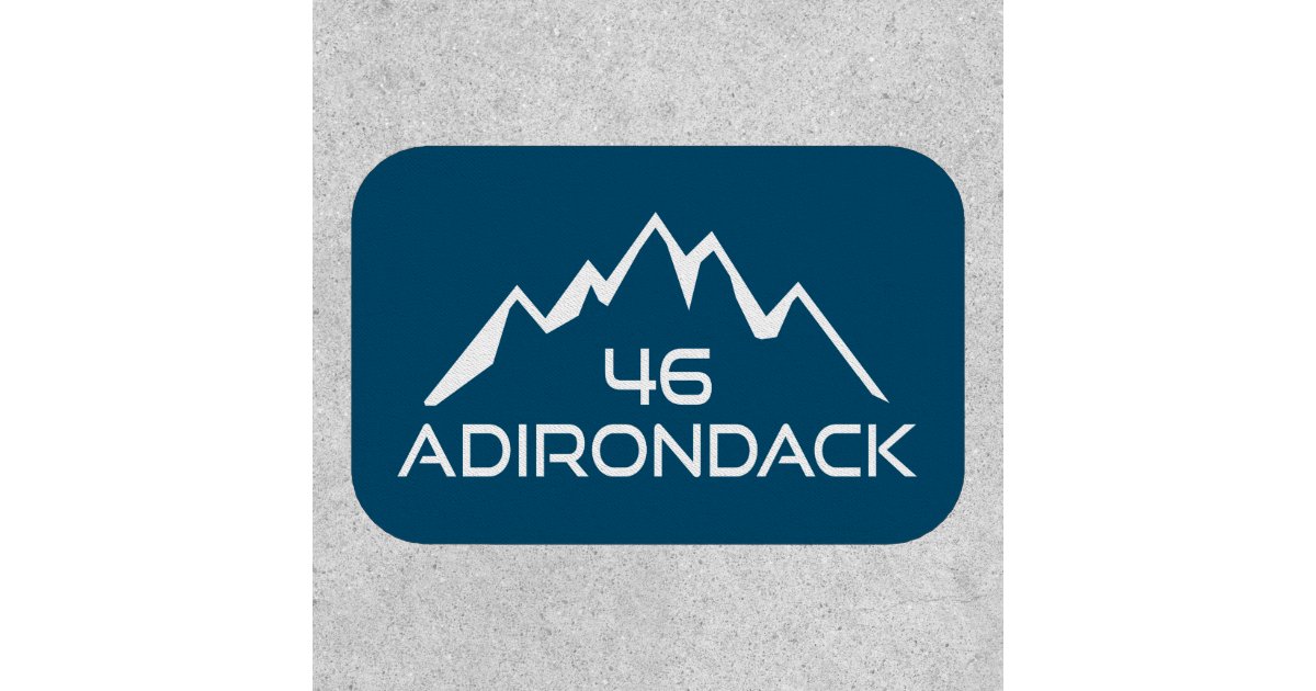 Adirondack 46 Mountains Patch | Zazzle
