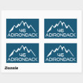 Adirondack 46 Mountains Rectangular Sticker | Zazzle