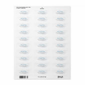 Adirondack Chair Return Address Label | Zazzle