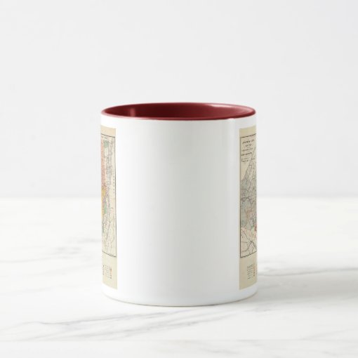 Adirondack Survey Sketch - Verplanck Colvin Map Mug | Zazzle