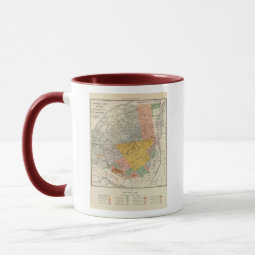 Adirondack Survey Sketch - Verplanck Colvin Map Mug | Zazzle