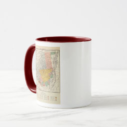Adirondack Survey Sketch - Verplanck Colvin Map Mug | Zazzle
