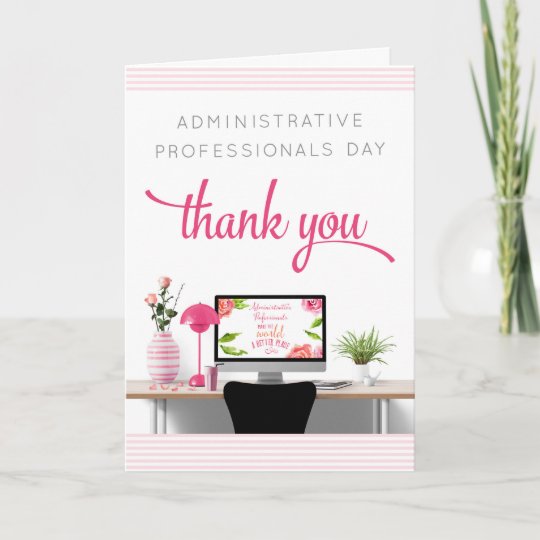 Admin Professionals Day Card - Office | Zazzle.com