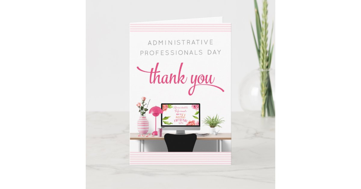 Admin Professionals Day Card - Office | Zazzle