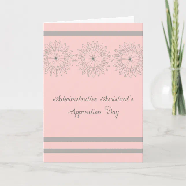 Administrative Assistant's Day Card | Zazzle