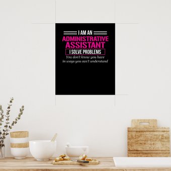 Administrative Professional Assistant Day Poster | Zazzle