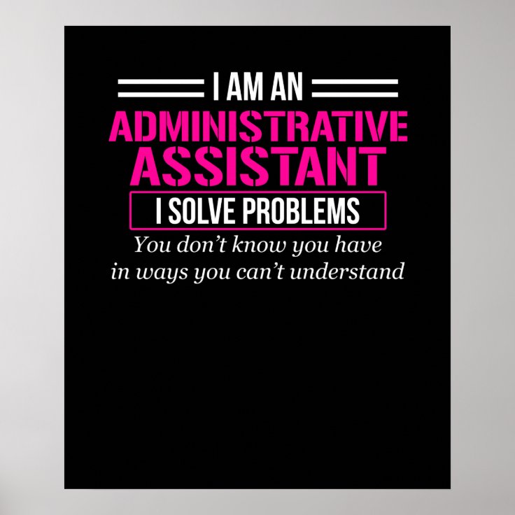 Administrative Professional Assistant Day Poster | Zazzle