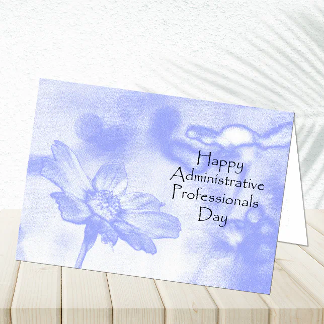 Administrative Professional Day Card -- Flowers | Zazzle
