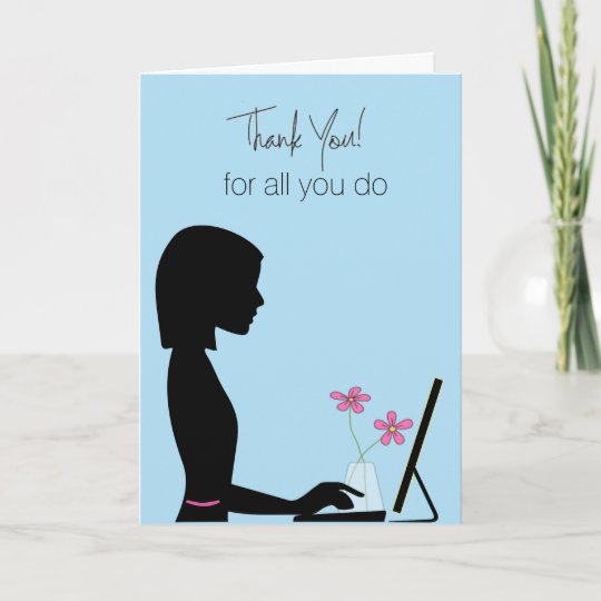 Administrative Professional's Appreciation Card | Zazzle.com