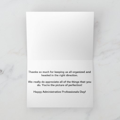 Administrative Professionals Day Best Admin Ever Card | Zazzle