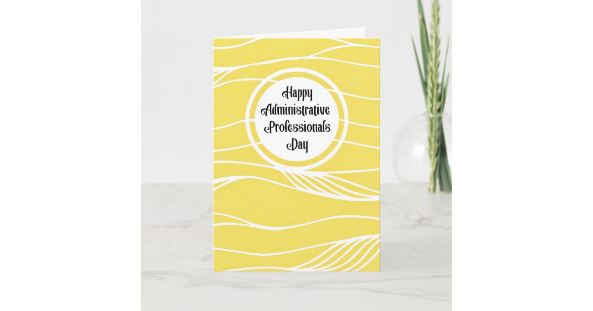 Administrative Professionals Day Card | Zazzle