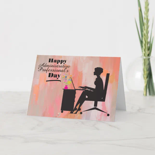 Administrative Professional's Day Thank You Card | Zazzle