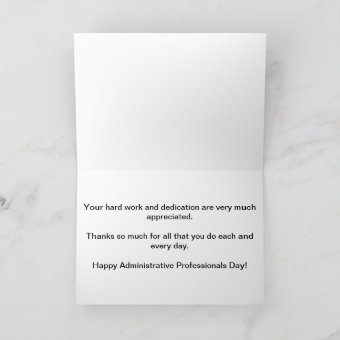 Administrative Professionals Day You Really Rock Card | Zazzle