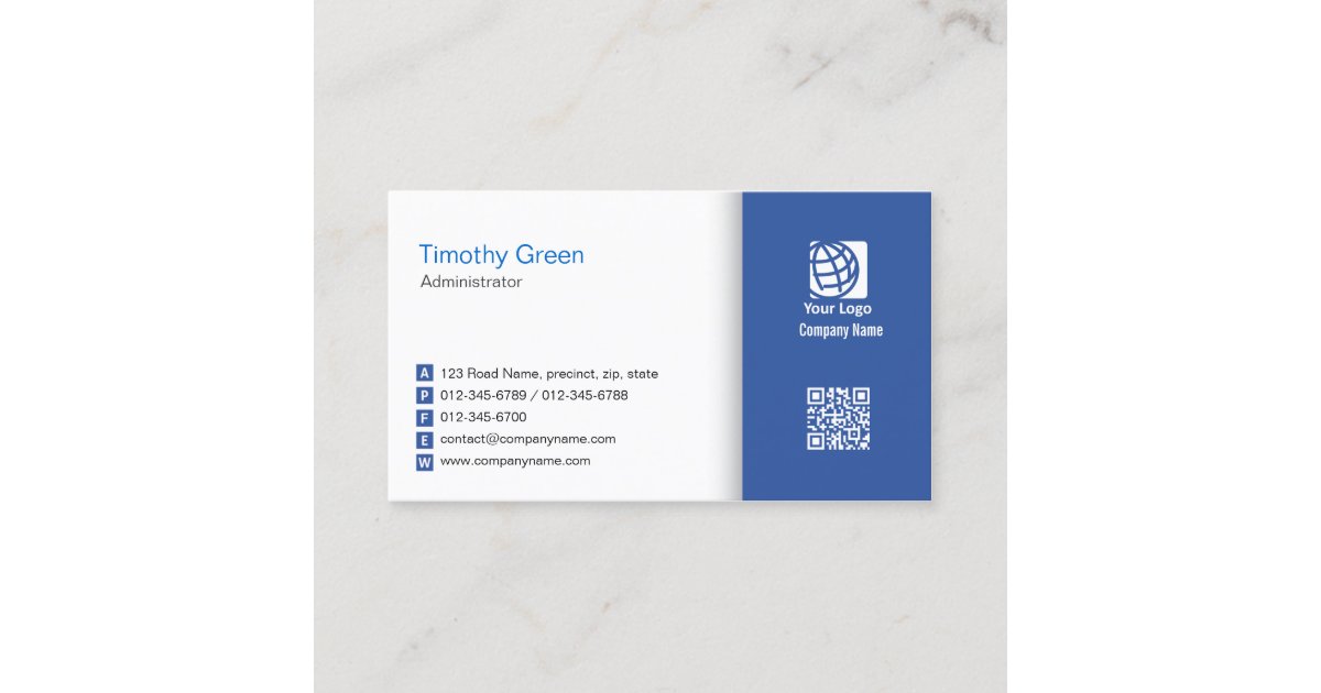 Administrator Finance Management Professional Business Card | Zazzle
