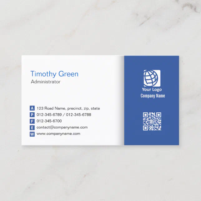 Administrator Finance Management Professional Business Card | Zazzle