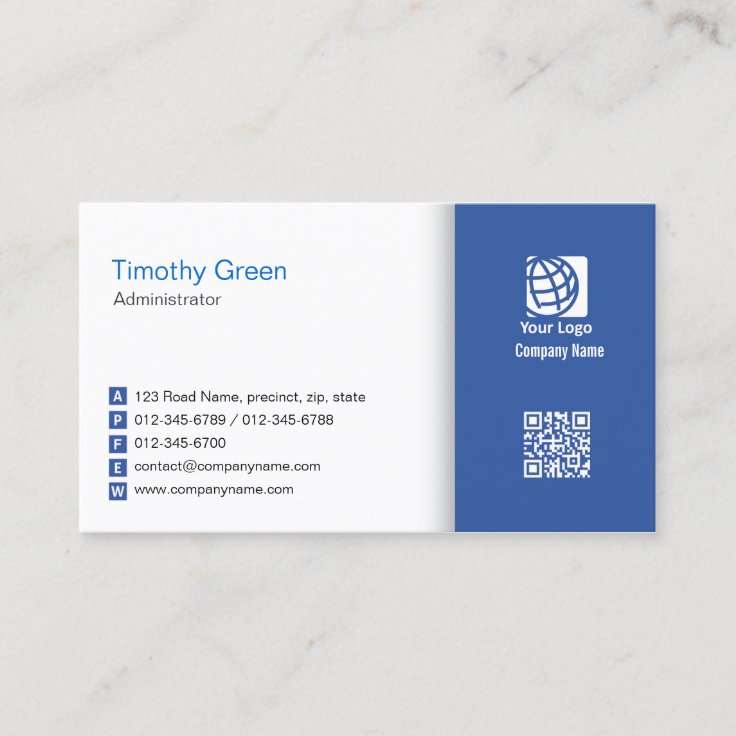 Administrator Finance Management Professional Business Card | Zazzle