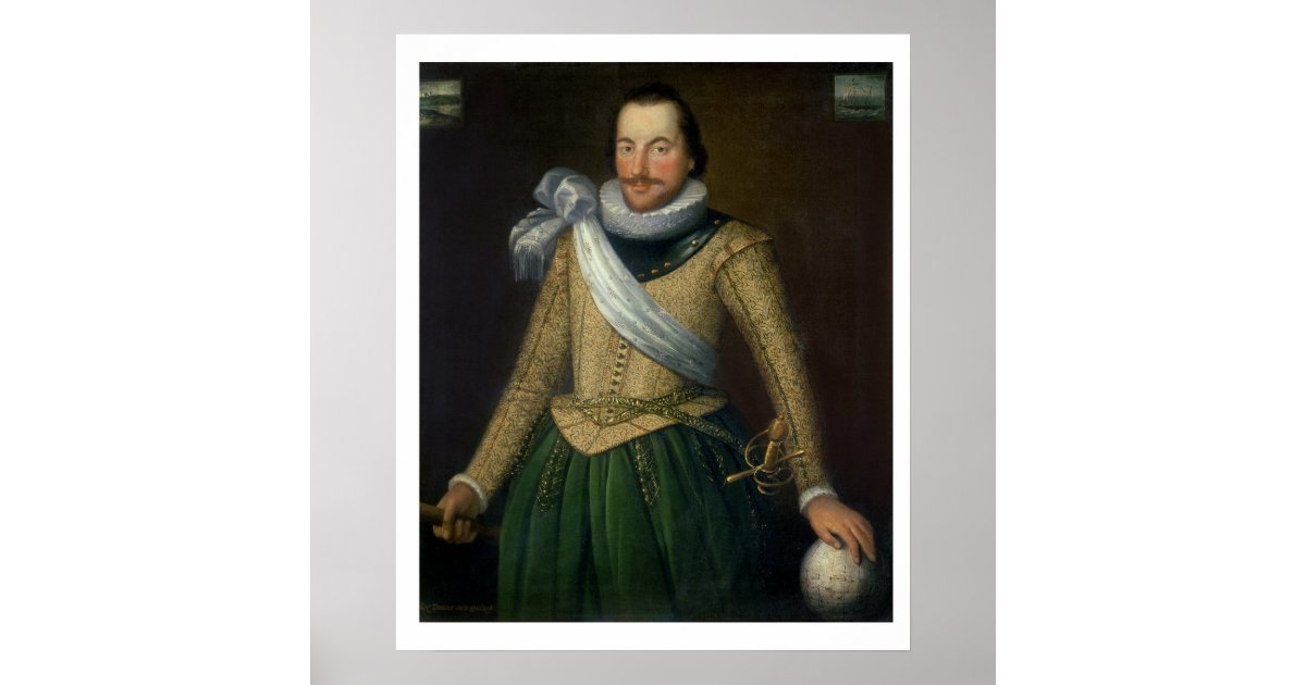 Admiral Sir Thomas Button (d.1694) Poster | Zazzle