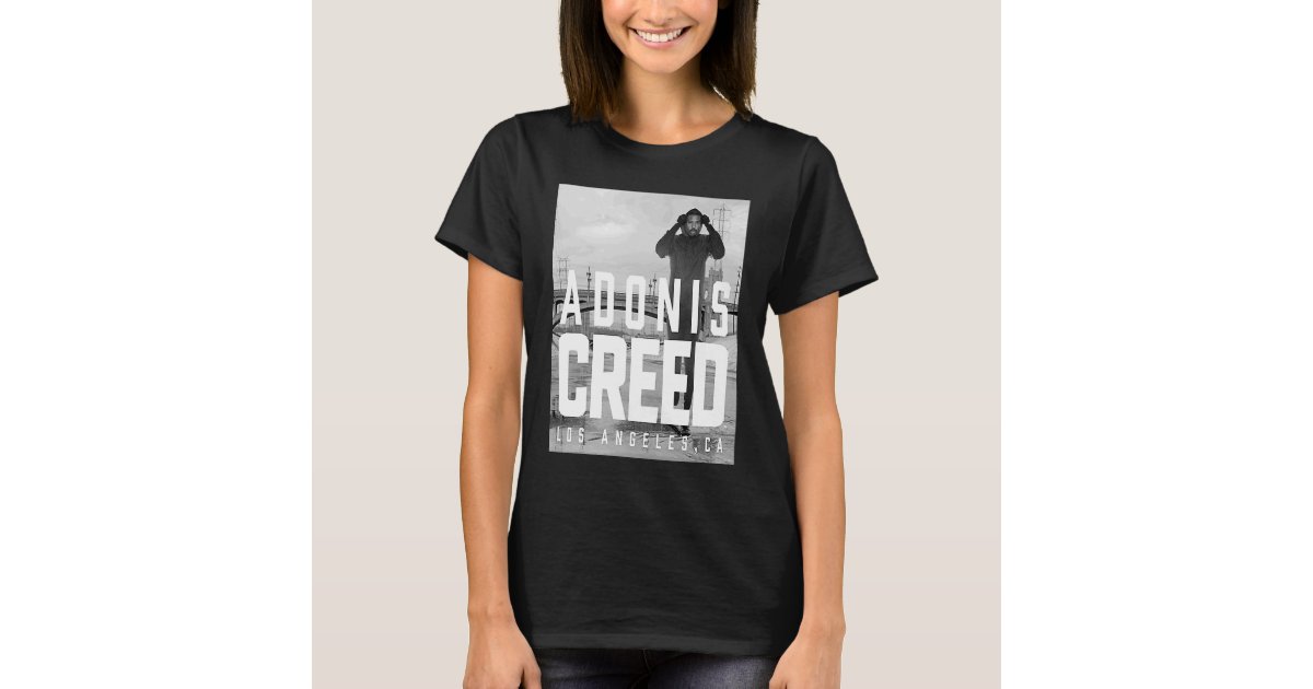 Adonis Creed LA black and white photography T-Shirt | Zazzle