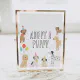 Adopt a Puppy Dog Birthday Table Sign | Zazzle