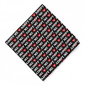 Adopt Me Heart Pattern l Pet Rescue - Red Bandana | Zazzle