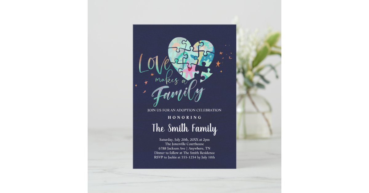 Adoption Celebration / Shower Invitation | Zazzle