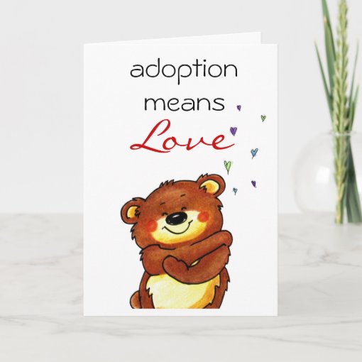 adoption congratulations card | Zazzle