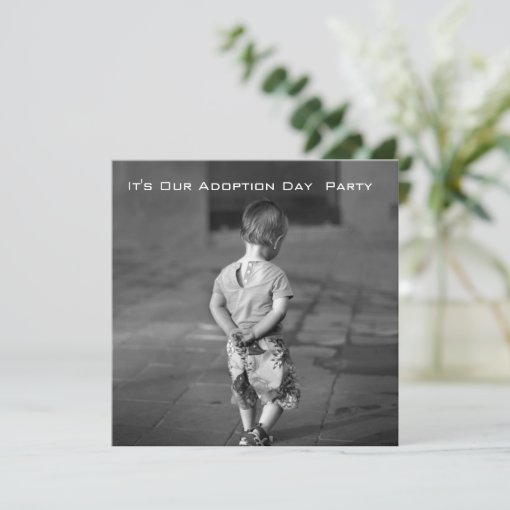 adoption day party invitation | Zazzle