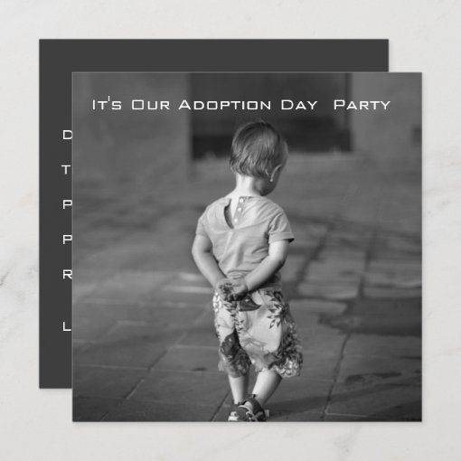 adoption day party invitation | Zazzle