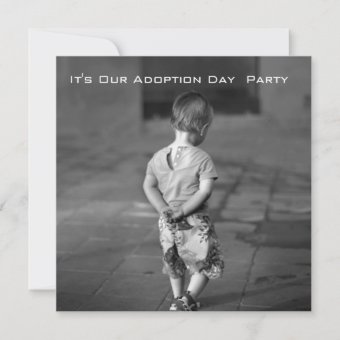 adoption day party invitation | Zazzle