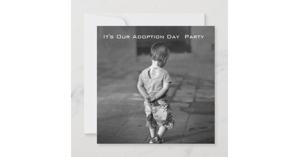 adoption day party invitation | Zazzle