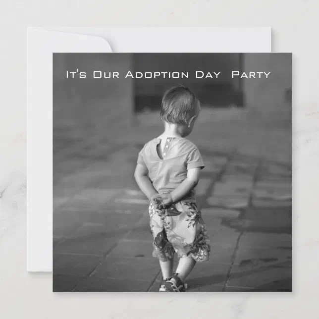 adoption day party invitation | Zazzle