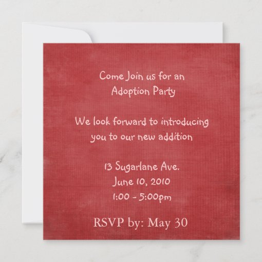 adoption day party invitation | Zazzle