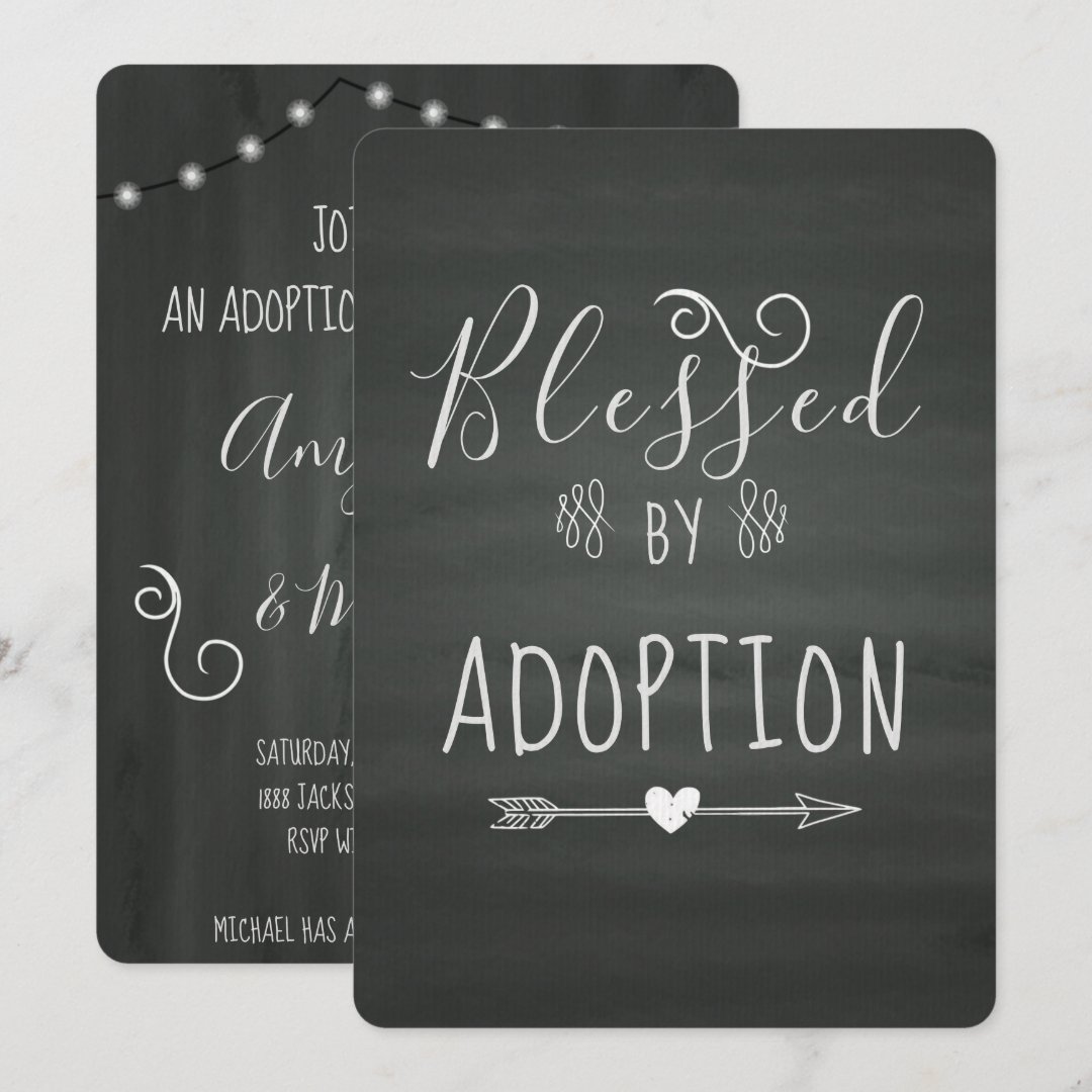 Adoption From Foster Care Announcment- Party Invitation | Zazzle