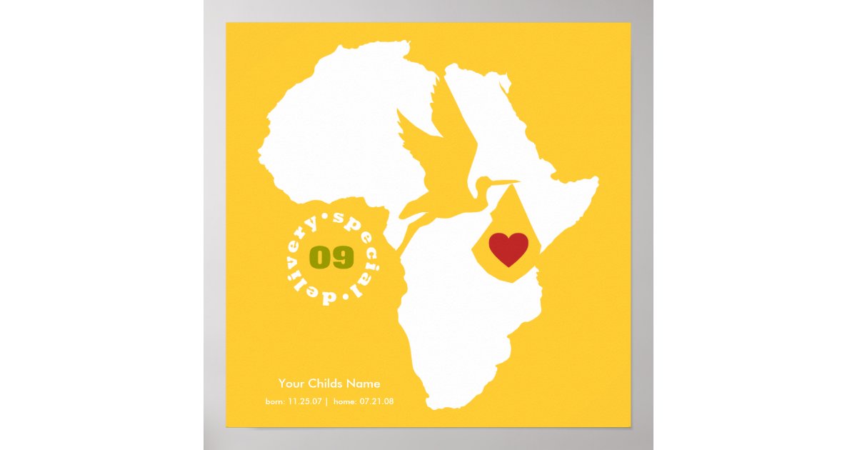 Adoption Gotcha Day - Commemorative Poem Poster | Zazzle