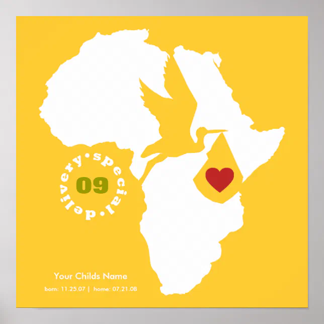 Adoption Gotcha Day - Commemorative Poem Poster | Zazzle