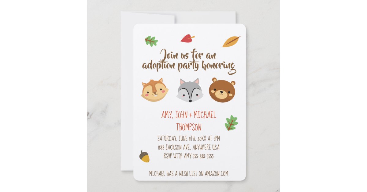 Adoption Party Announcment - Invitations | Zazzle