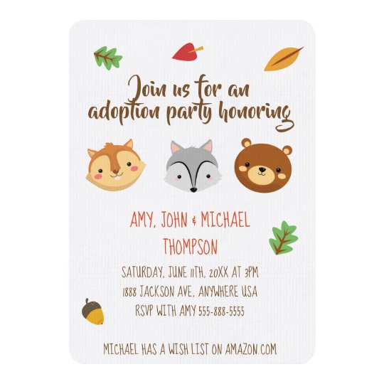 Adoption Party Announcment - Invitations | Zazzle.com