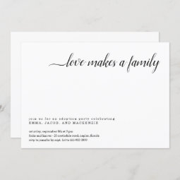 Adoption Party Invitation | Zazzle