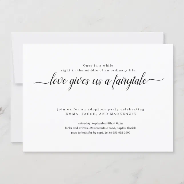 Adoption Party Invitation | Zazzle