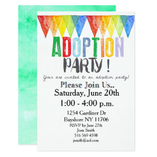 Adoption Party Invitations | Zazzle