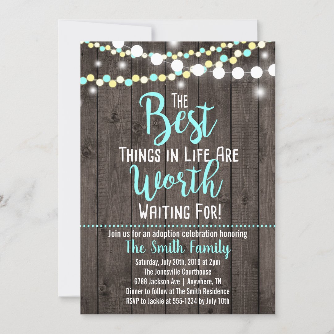 Adoption Shower Invitation | Zazzle