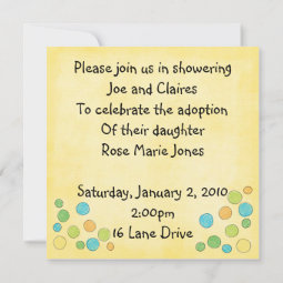 adoption shower invitation | Zazzle