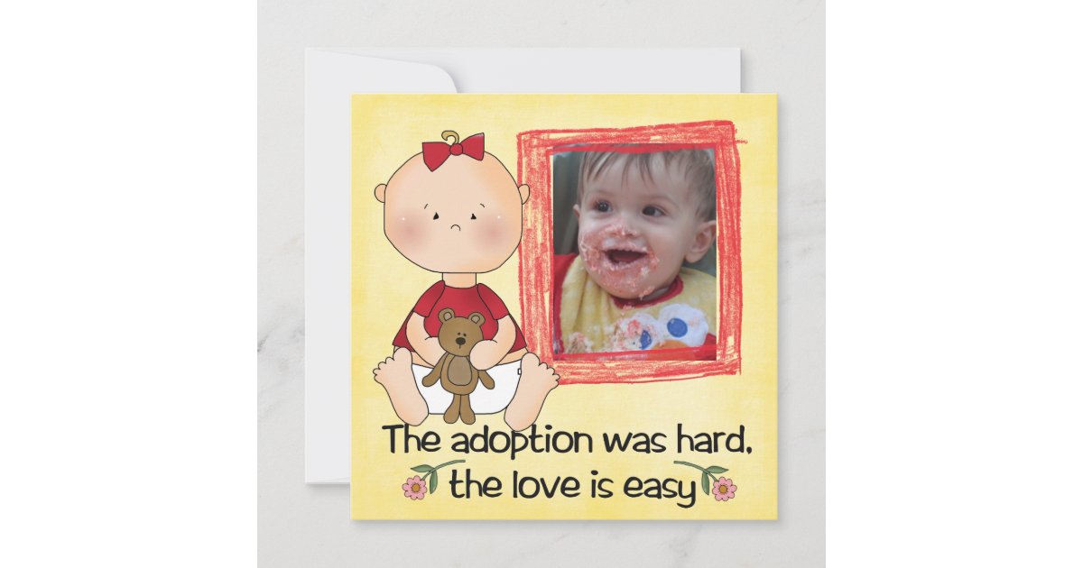 adoption shower invitation | Zazzle