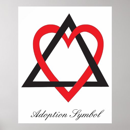 Adoption Symbol Poster | Zazzle