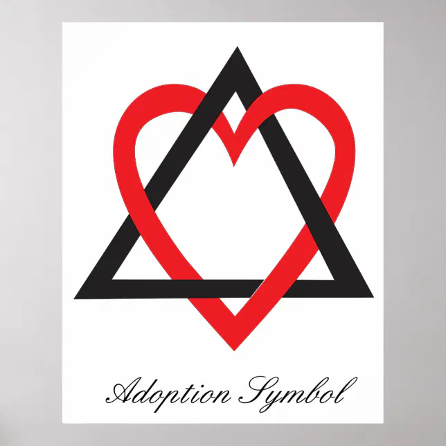 Adoption Symbol Poster | Zazzle