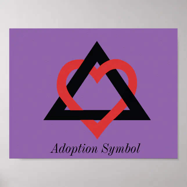 Adoption Symbol Poster | Zazzle
