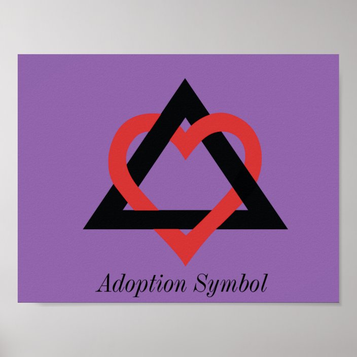 Adoption Symbol Poster | Zazzle.com