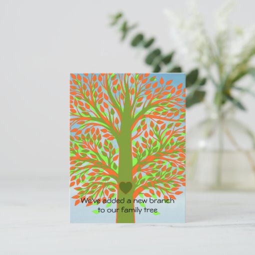 Adoption Tree Invitation | Zazzle